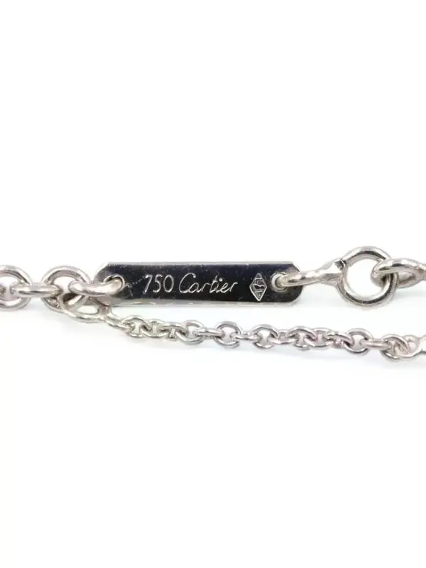 Cartier 18k White Gold Cable Link Chain Necklace