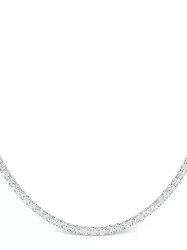 Diamond Essentials 14k White Gold Laboratory-grown Diamond Necklace