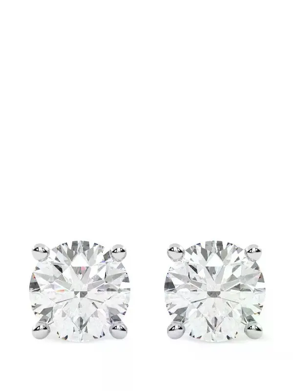 Diamond Essentials Diamond Stud Earrings - Silver