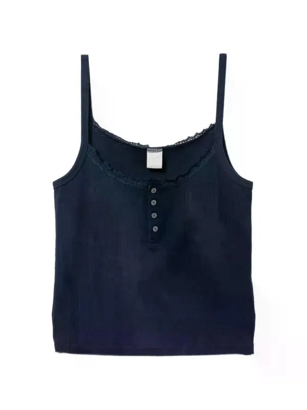 AAPE BY *A BATHING APE Button-front Laced Camisole