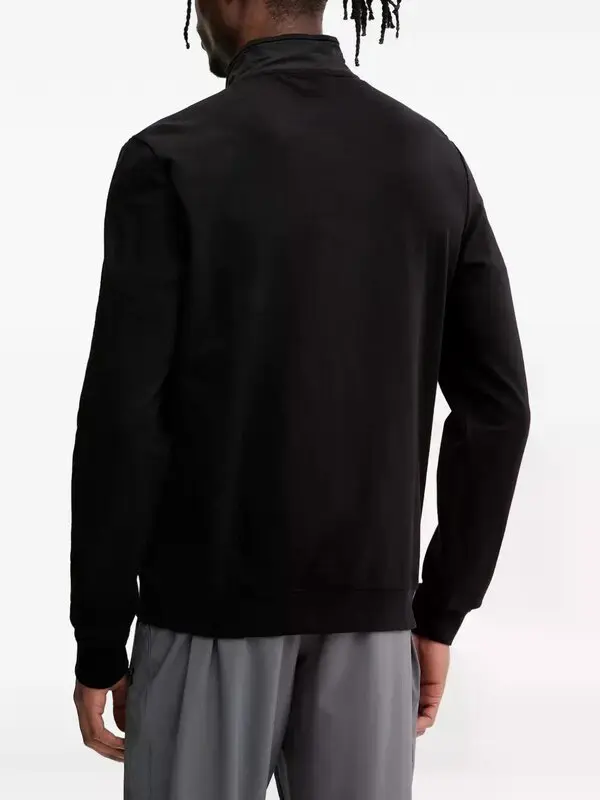 Guess Zip-up Panelled Track Jacket - Black