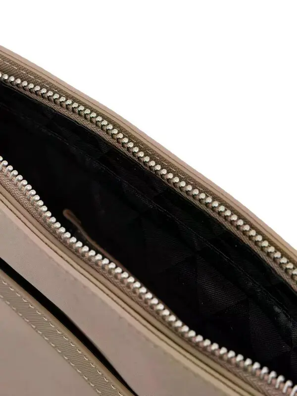 Guess Logo-detail Zip-fastening Messenger Bag - Neutrals