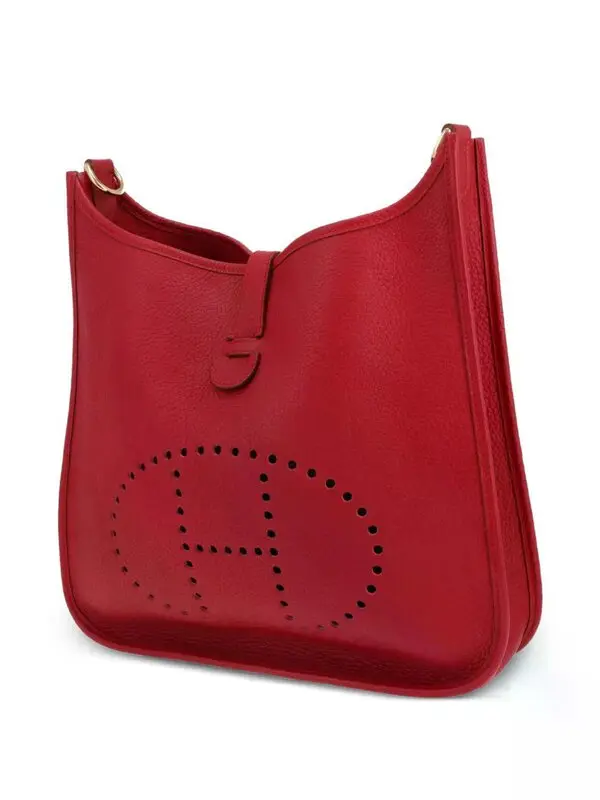 Hermès 2002 Evelyne Shoulder Bag - Red
