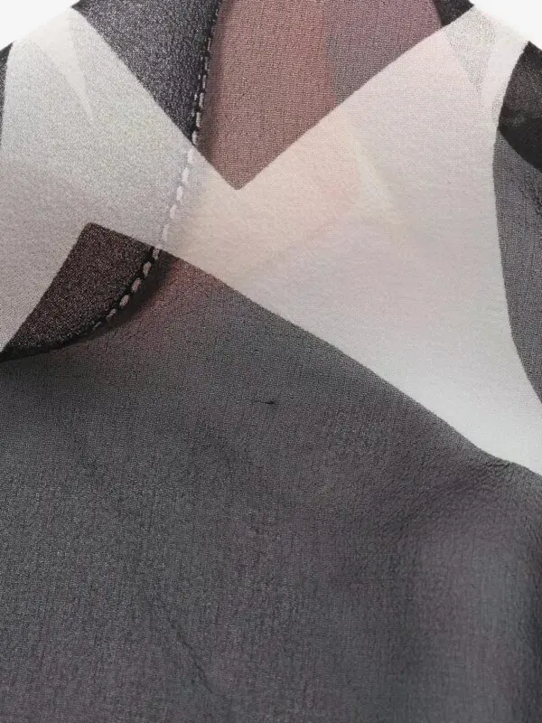 LOUIS VUITTON 2010s Geometric-print Scarf