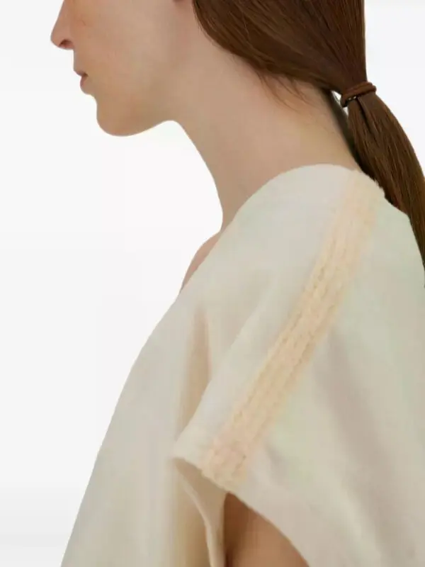 Herno Drawstring V-neck Top