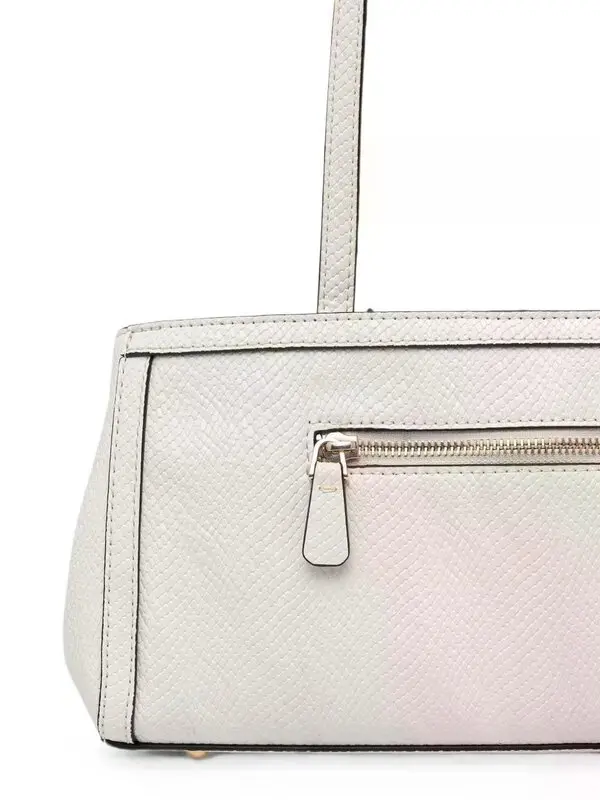 Guess Tote Bag With Buckle Detail And Logo Charms - Neutrals