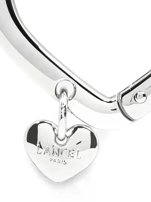 LANCEL Heart-shaped Logo-pendant Bag Charm