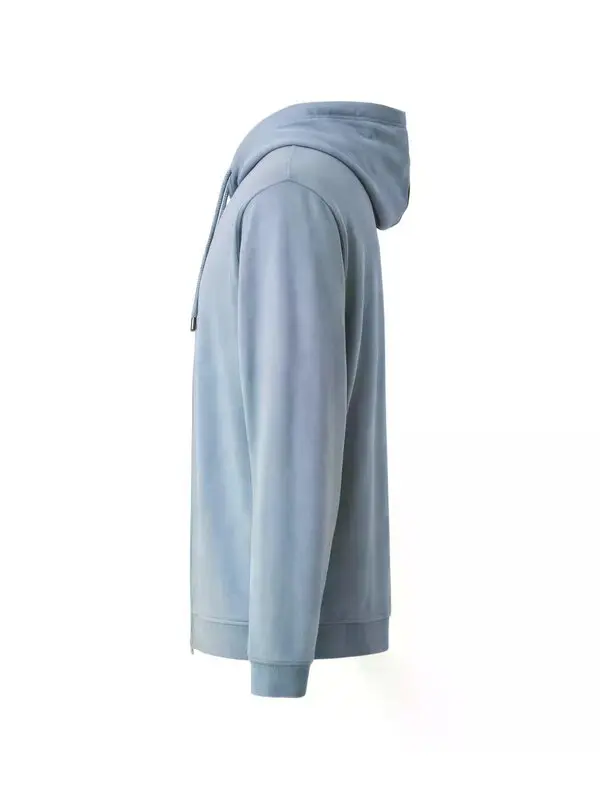Pal Zileri Zip-up Hoodie With Drawstring Hood