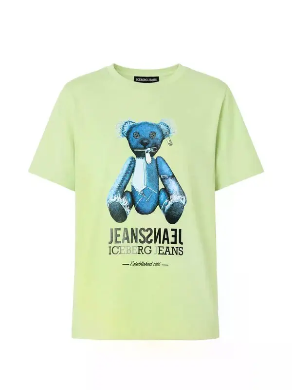 Iceberg Teddy Bear Print T-shirt