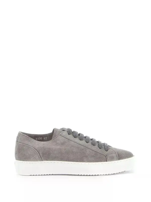 DOUCAL'S Suede Lace-up Sneakers