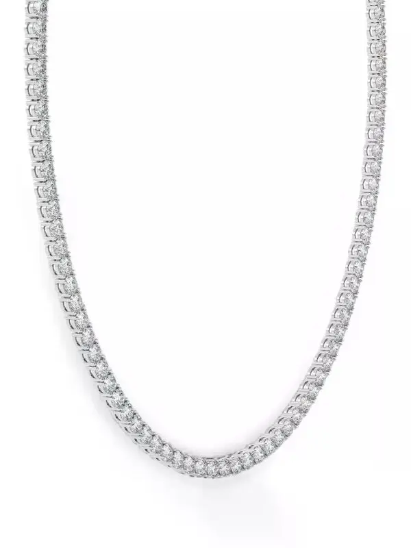Diamond Essentials 15 Carat Lab-grown Diamond Necklace - Silver