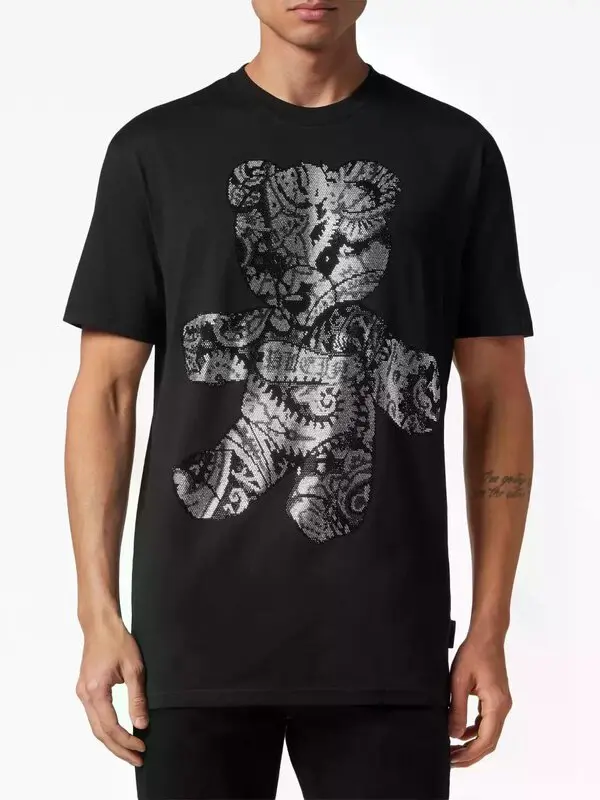 Philipp Plein Paisley Teddy Bear-print T-shirt