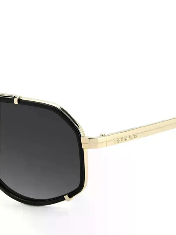 Dsquared2 Geometric Pilot Frame Sunglasses - Black