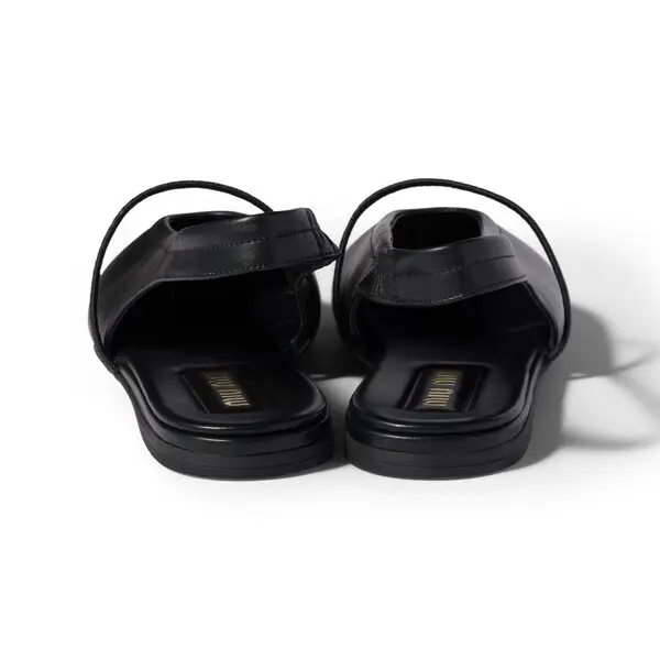 Miu Miu Leather Slingback Ballerinas
