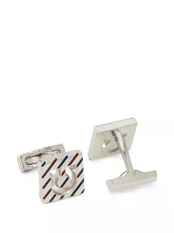 FERRAGAMO Square Gancini Cufflinks