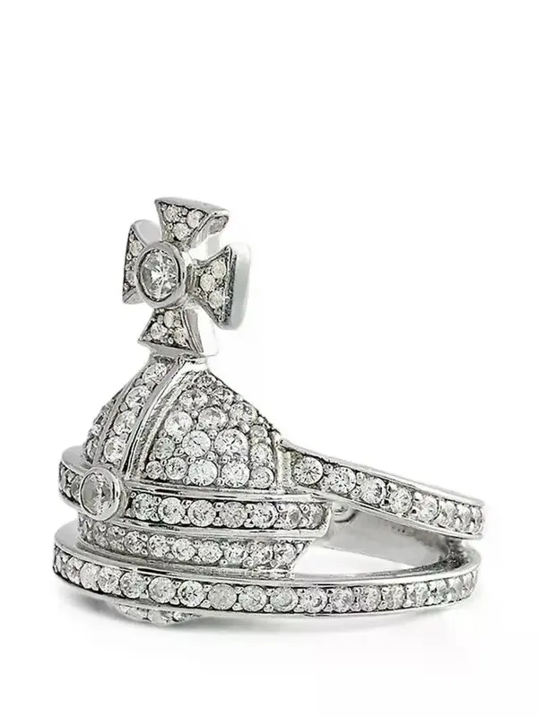 VIVIENNE WESTWOOD Orb Crystal-embellished Ring