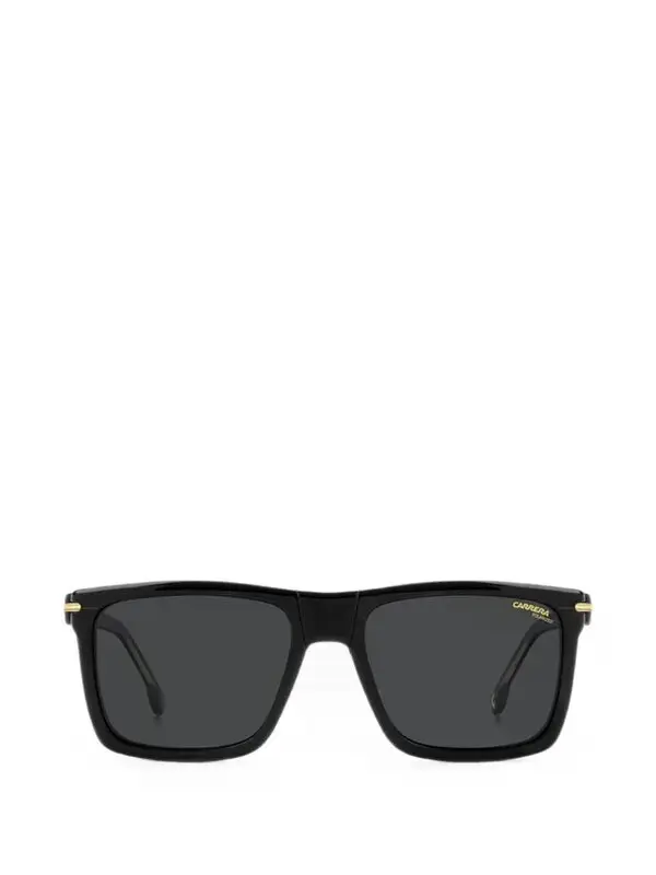 Carrera Eyewear Clip-on Square-frame Glasses - Black