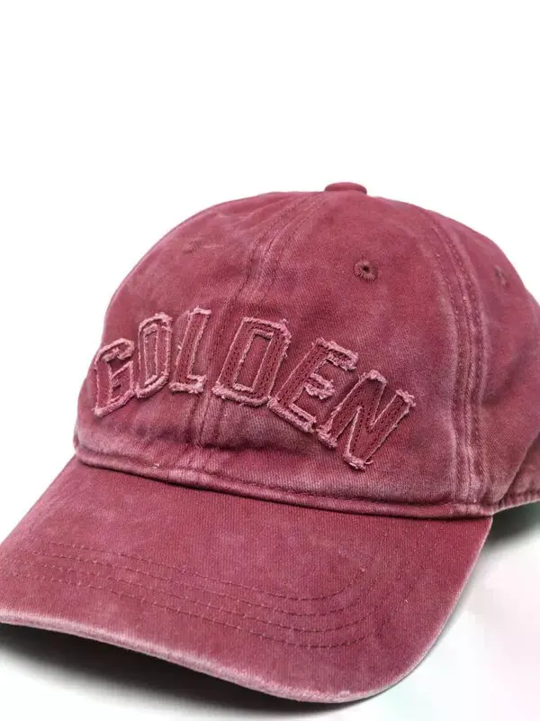 GOLDEN GOOSE Logo-patch Star-stud Baseball Cap