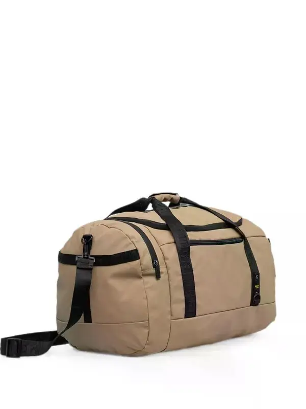 BLAUER. Logo Tape Duffle Bag - Neutrals