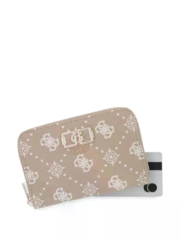 Guess Emelie Logo-print Zip-around Wallet