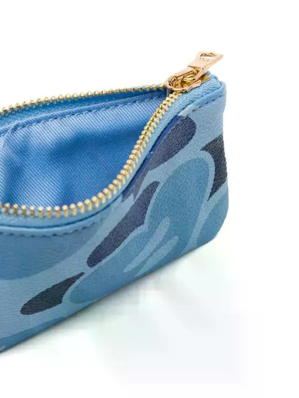 AAPE BY *A BATHING APE Heart-motif Card Holder - Blue