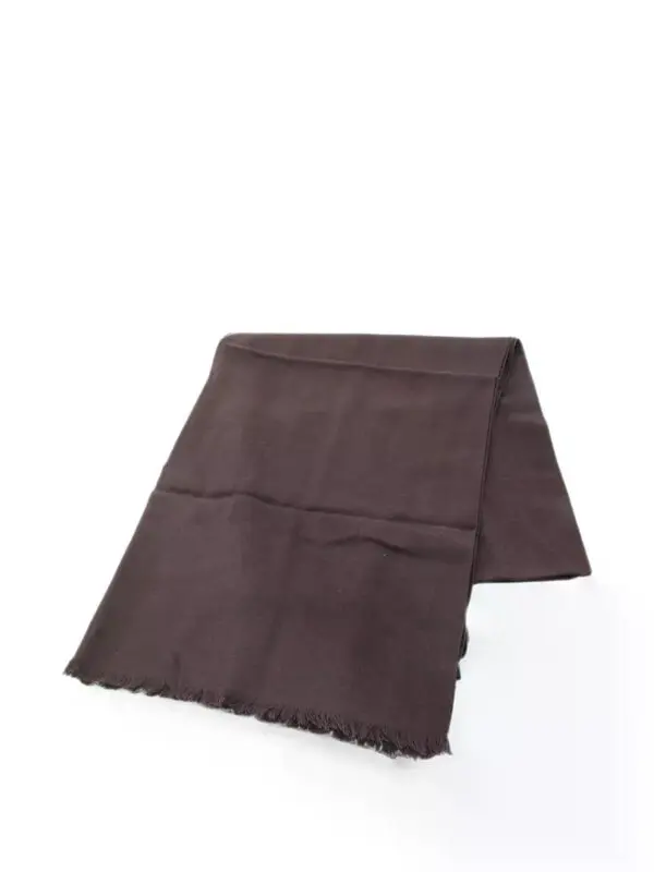 Gucci 2010s Fringed Scarf - Brown