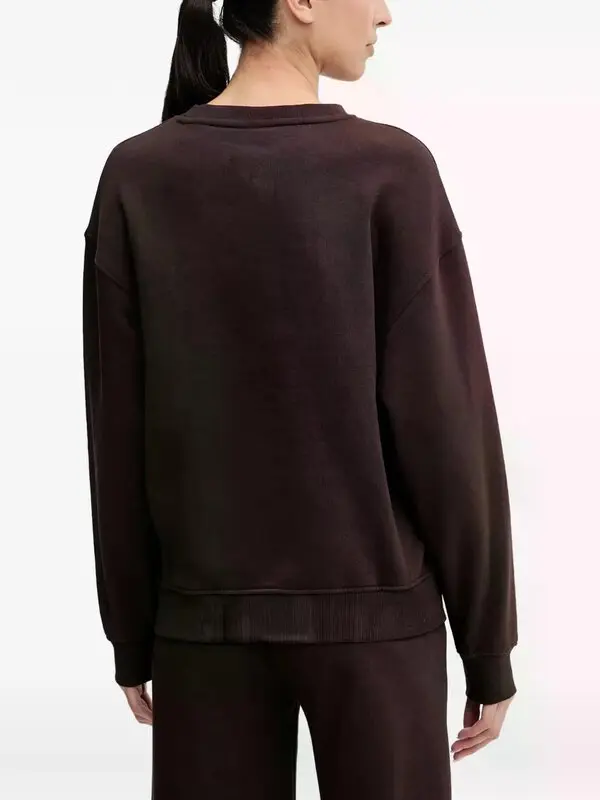 Guess Logo-print Drop Shoulder Sweatshirt