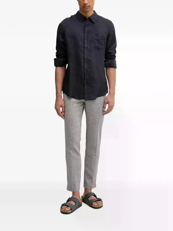 Guess Logo-embroidered Pocket Shirt