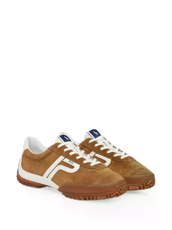 Polo Ralph Lauren Suede Low-top Sneakers With Logo Detailing