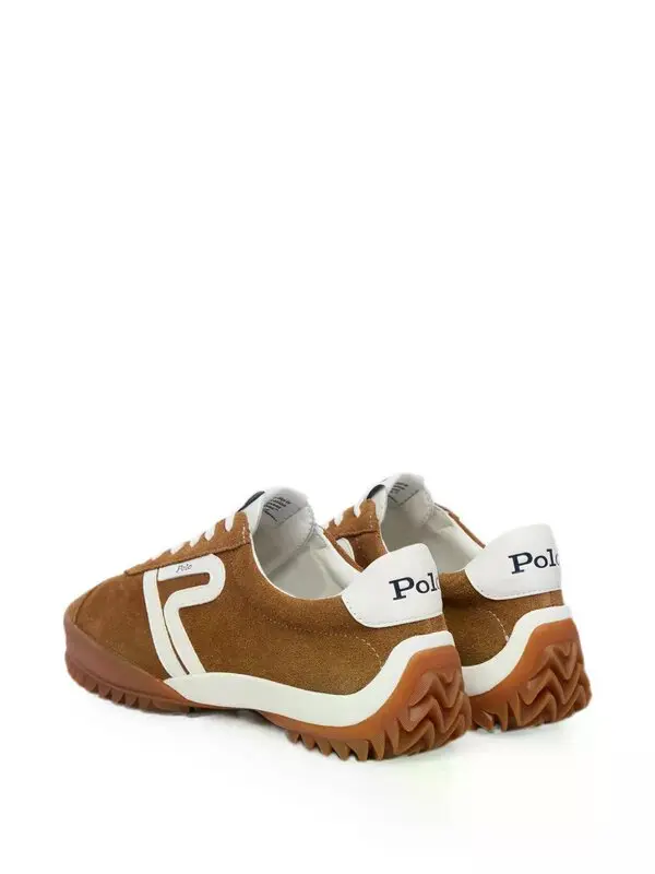 Polo Ralph Lauren Suede Low-top Sneakers With Logo Detailing