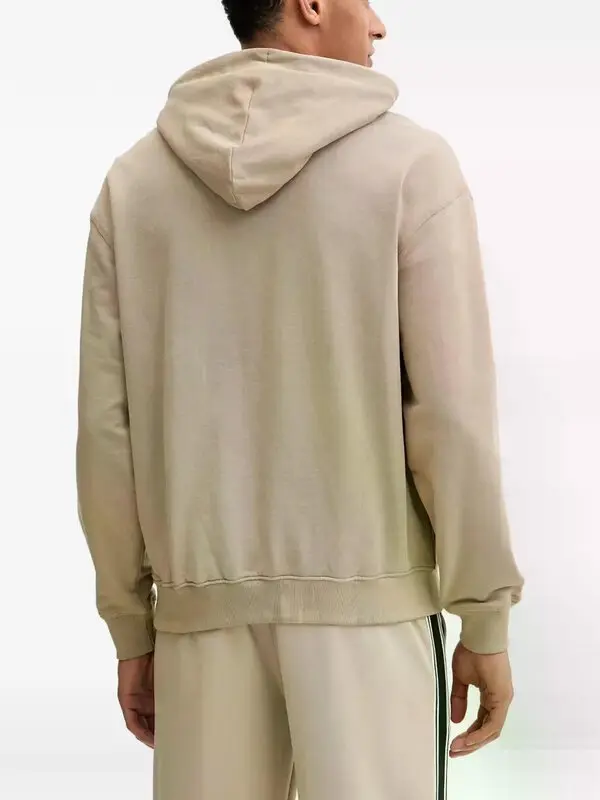 Guess Logo Print Hoodie - Neutrals