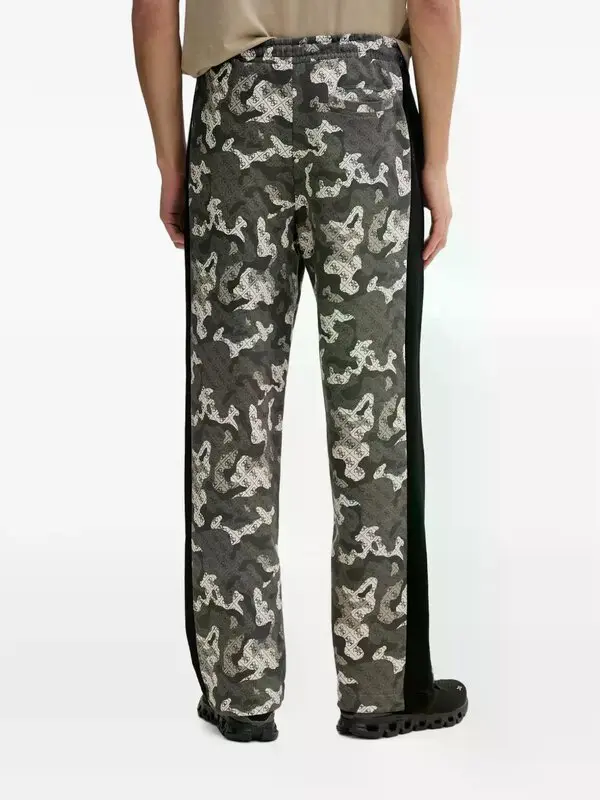 Guess Logo-print Camouflage-pattern Track Pants