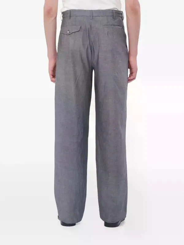 MAGLIANO Pleated Straight-leg Trousers