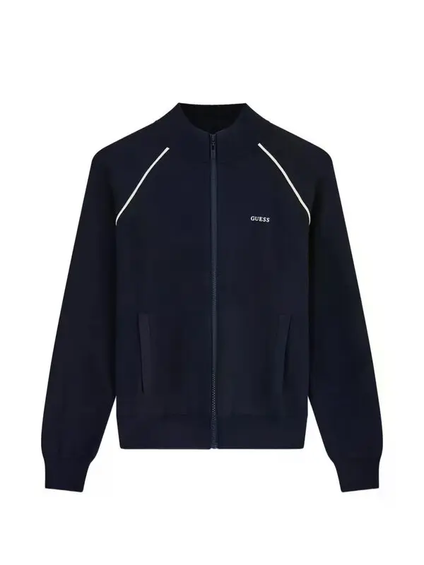 Guess Piped Raglan Sleeve Sweatshirt - Blue