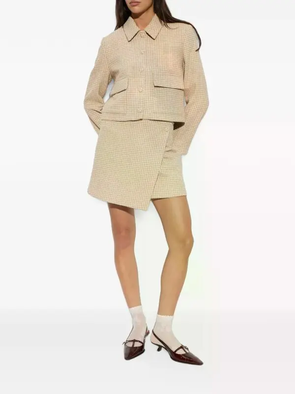 BY MALENE BIRGER Houndstooth Cropped Jacket