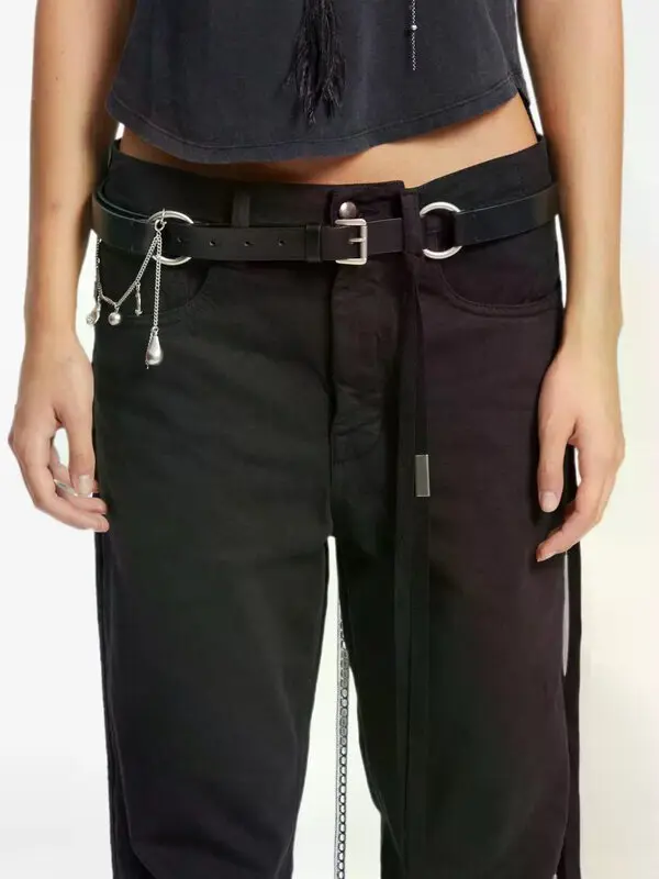 ANN DEMEULEMEESTER Charis Embellished Leather Belt