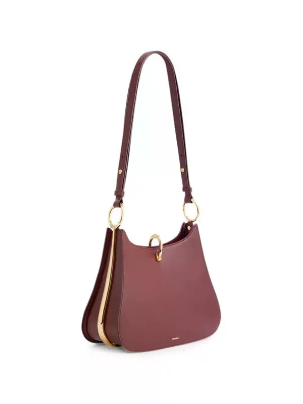 Rabanne Medium Leather Shoulder Bag - Red