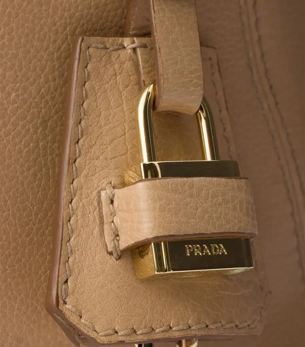 Prada Large Leather Tote Bag