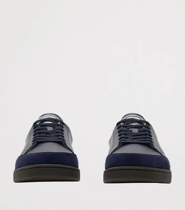 Burberry Leather And Suede Set Sneakers