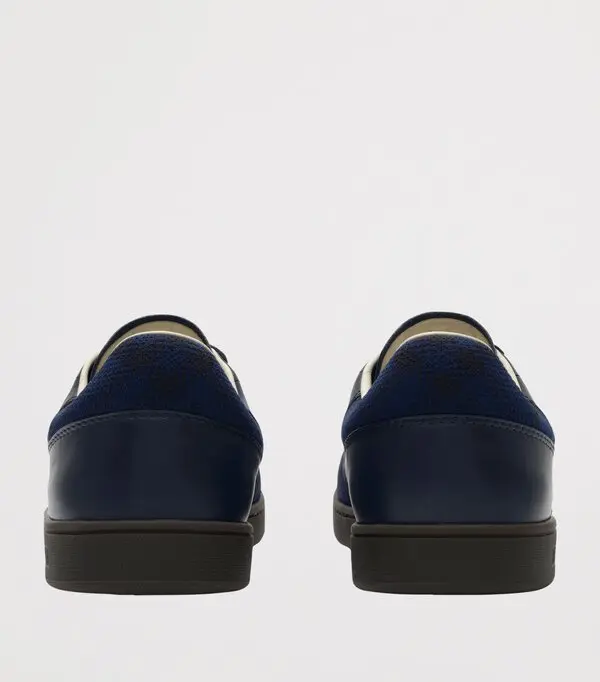 Burberry Leather And Suede Set Sneakers