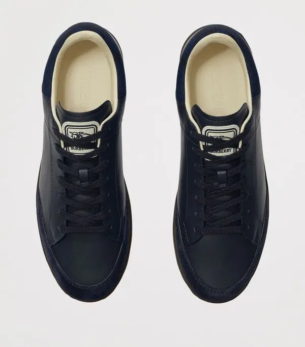 Burberry Leather And Suede Set Sneakers