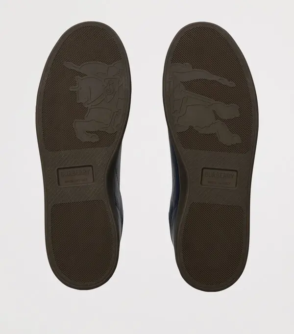 Burberry Leather And Suede Set Sneakers