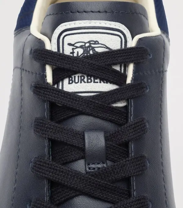 Burberry Leather And Suede Set Sneakers