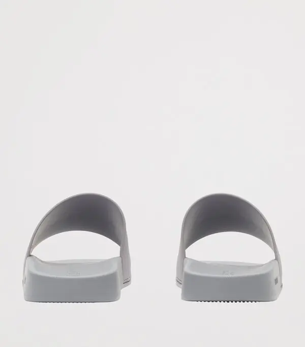 Burberry Logo Slides - Grey