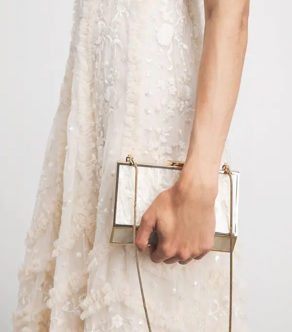 NEEDLE & THREAD Gianna Embroidered Tulle Maxi Dress