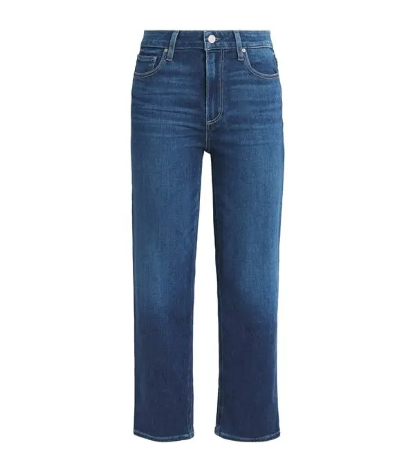 Paige Mason Ankle Straight Jeans - Blue