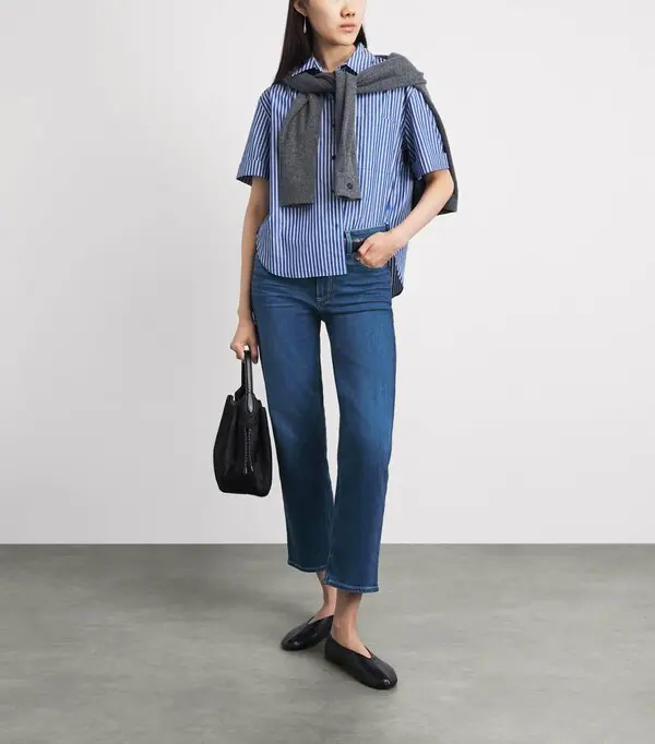 Paige Mason Ankle Straight Jeans