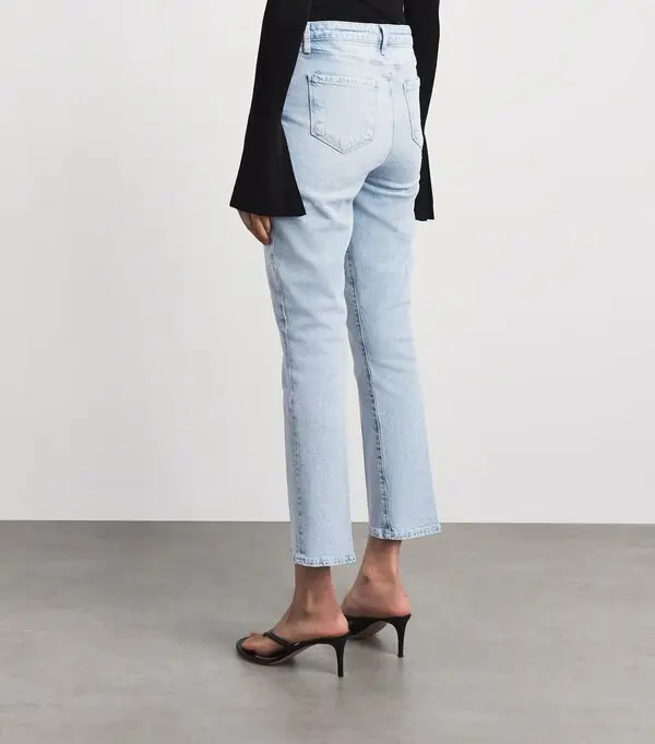 L'Agence Tati Cropped Micro Bootcut Jeans