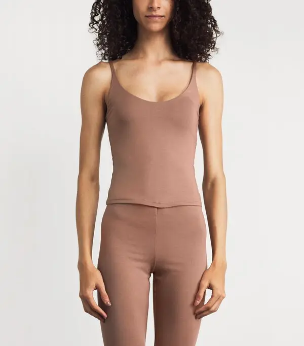 SKIMS Smooth Layers Cami Top - Brown
