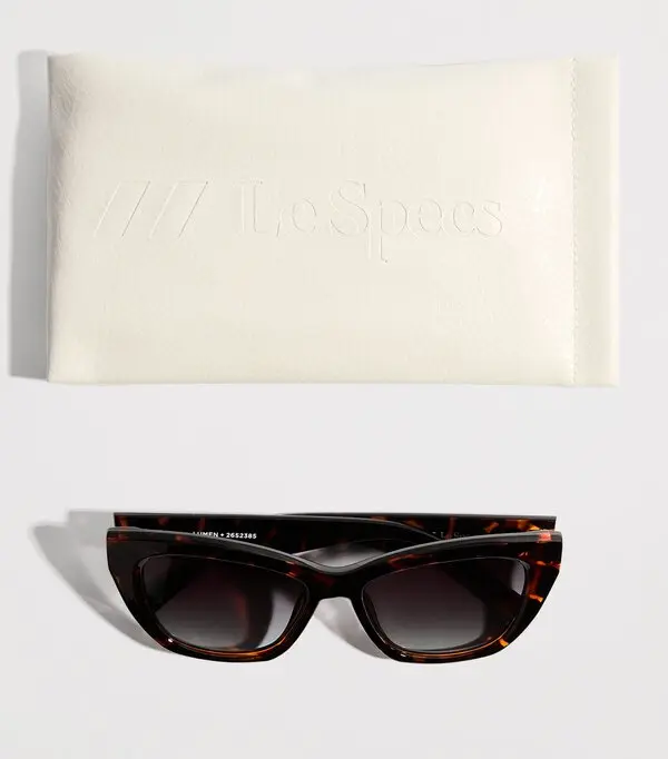 Le Specs Lumen Cat Eye Sunglasses - Brown